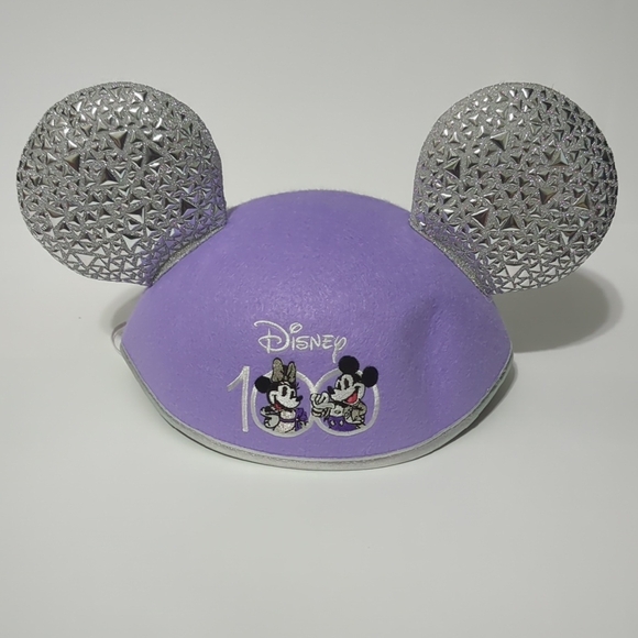 Disney | Accessories | Disney Lavender And Silver Mickey Mouse Ears ...